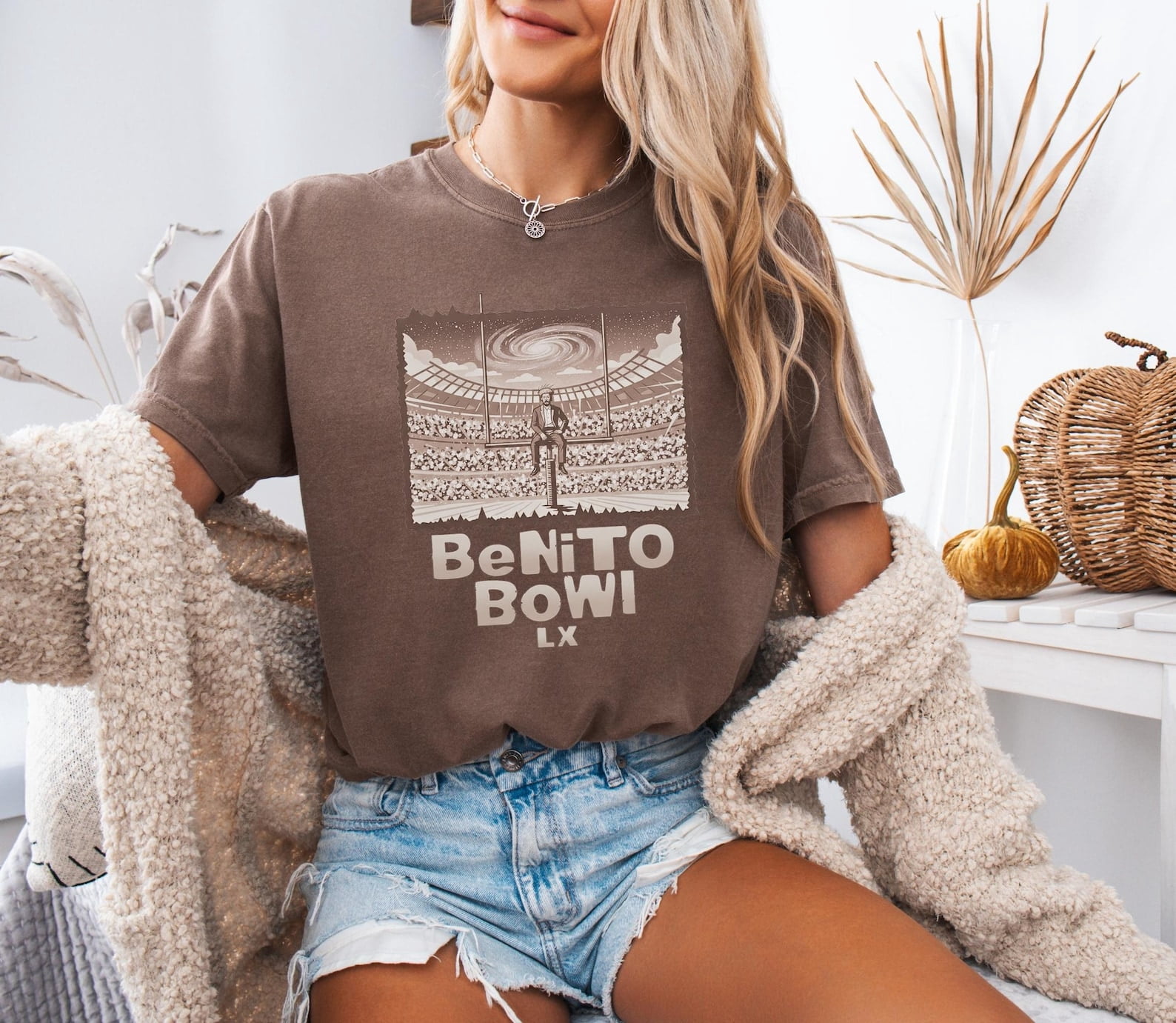 Benito Bowl T-Shirt, Bad Bunny Football Fan Tee, Inspired Music Merch ...