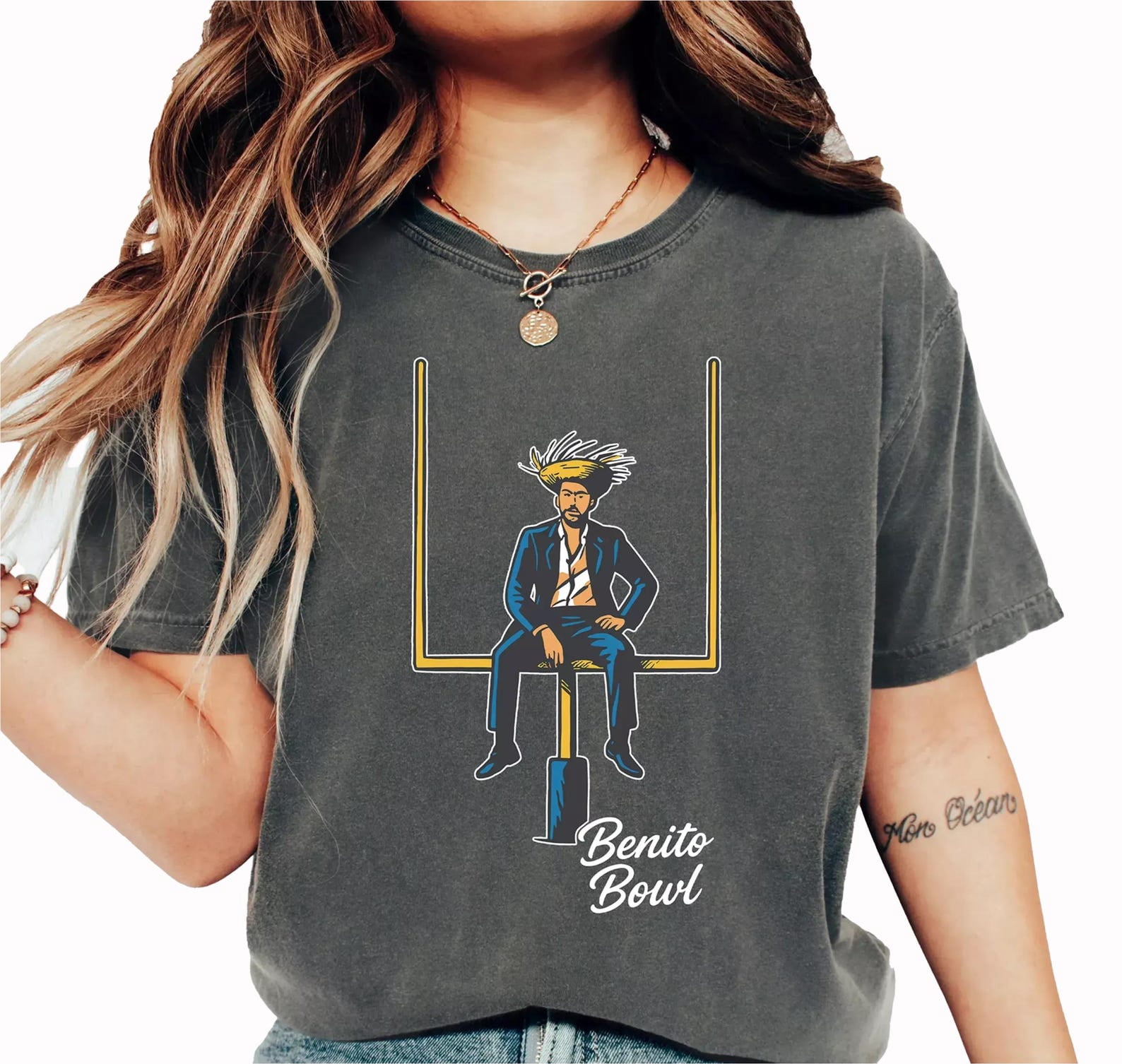 Benito Bowl T-Shirt - Football Fan Gift Tee - Walmart.com