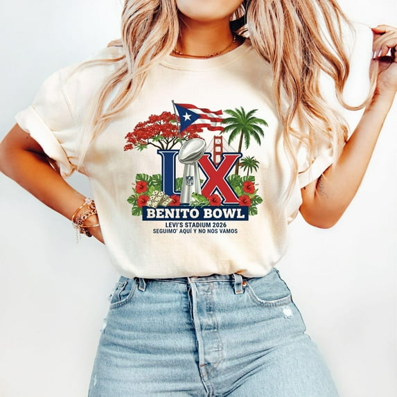 Benito Bowl T-shirt, Puerto Rico Music Gift, Here For The Benito Bowl ...