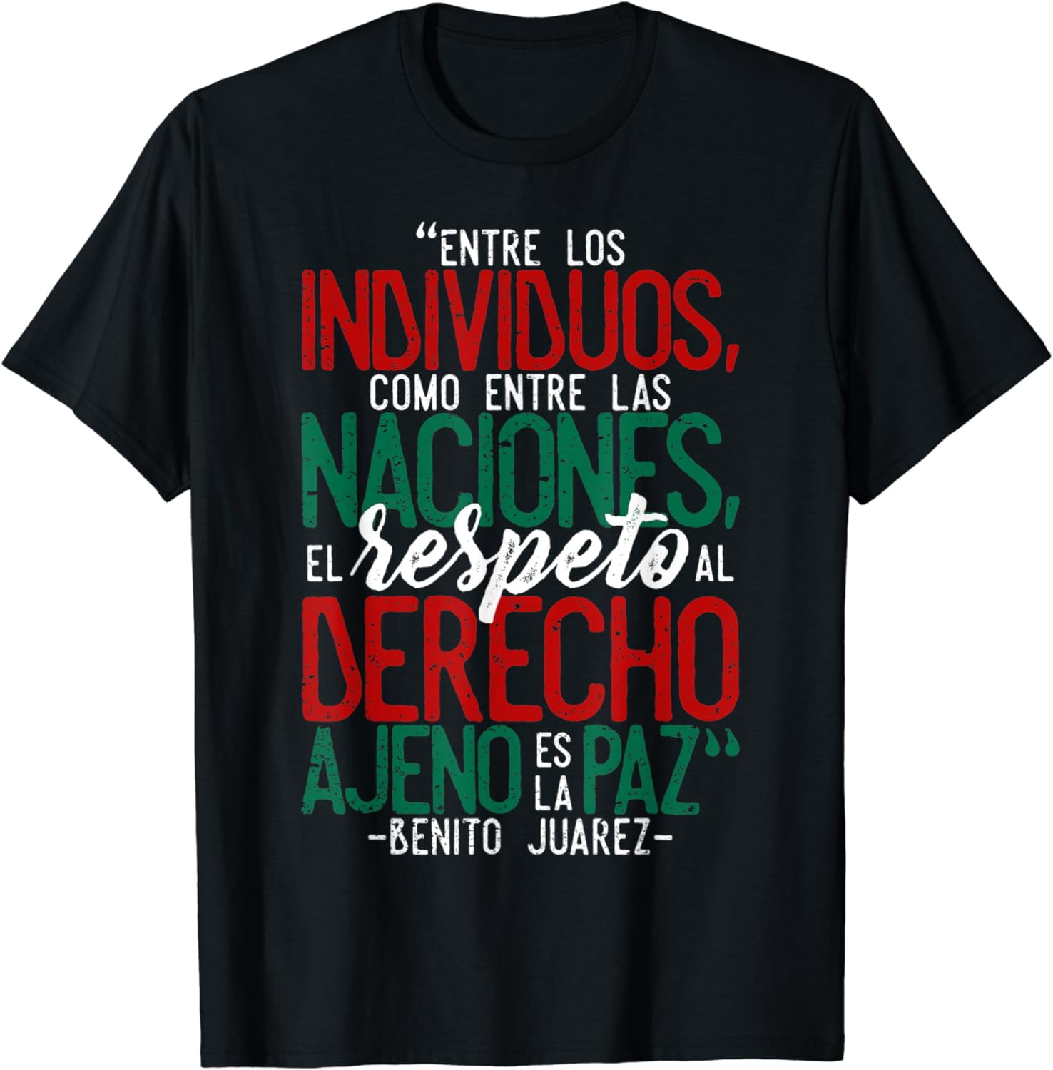 Benito Juarez Mexican Flag Mexico Pride Mens Womens T-Shirt - Walmart.com