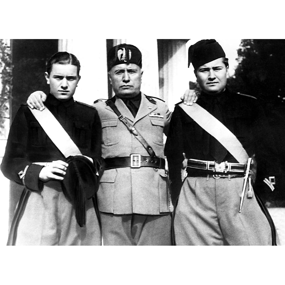Benito Mussolini History (36 x 24) - Walmart.com