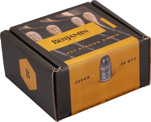 Benjamin .457 Caliber Pellets - 350 Grain Flat Nose 50 Pack - Walmart.com