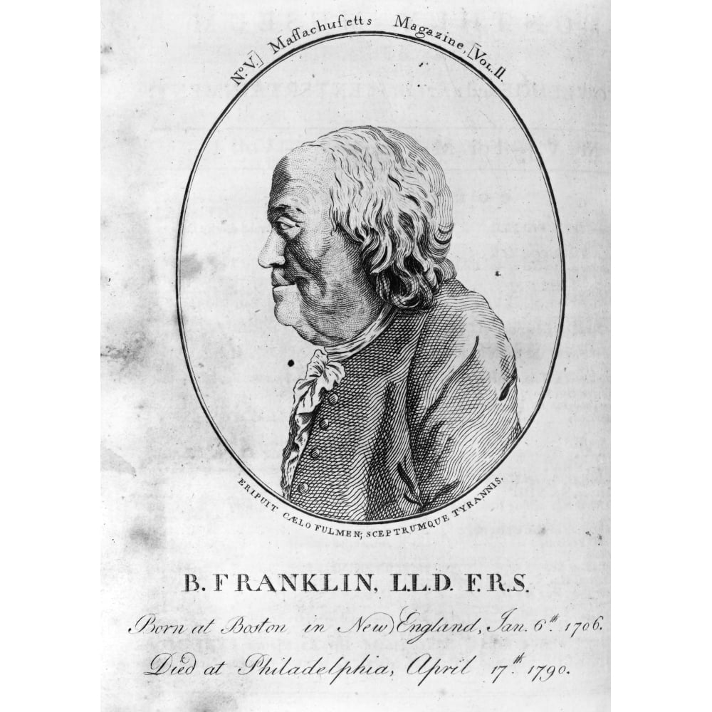 Benjamin Franklin. Namerican Printer Publisher Scientist Inventor ...