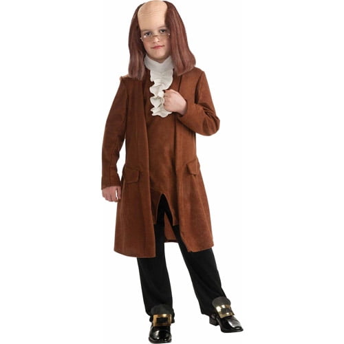 Benjamin Franklin Deluxe Child Costume - Walmart.com
