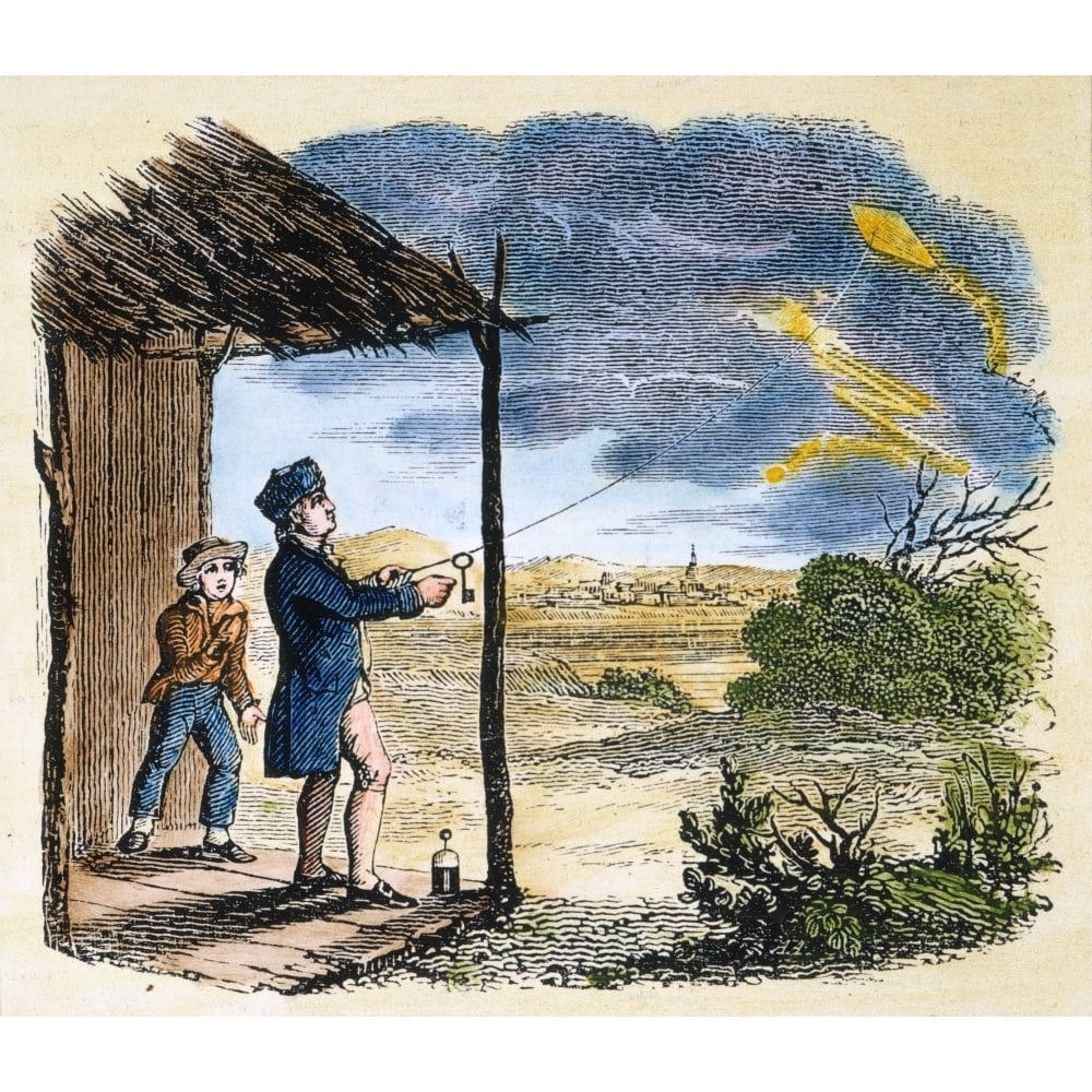 Benjamin Franklin N(1706-1790). American Printer Publisher Scientist ...