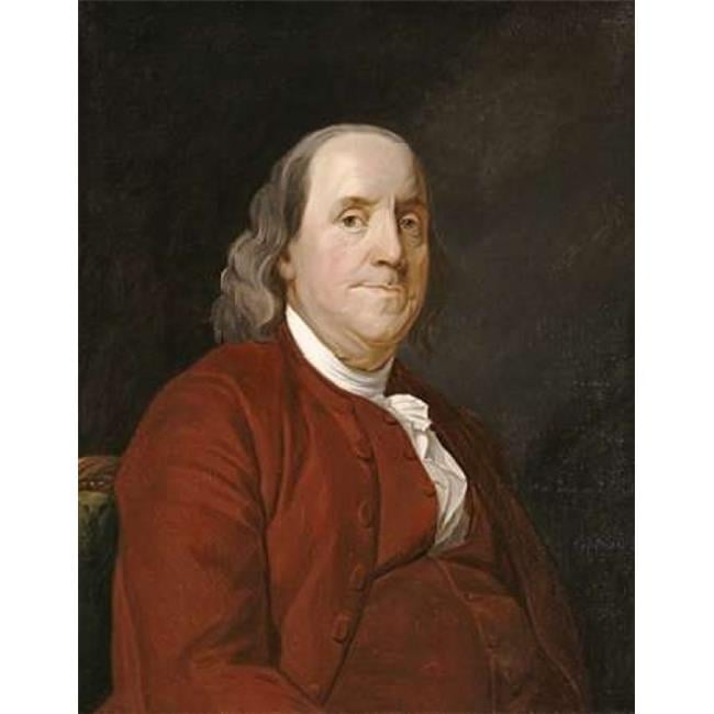 Benjamin Franklin Poster Print by Joseph Wright - 11 x 14 - Small ...
