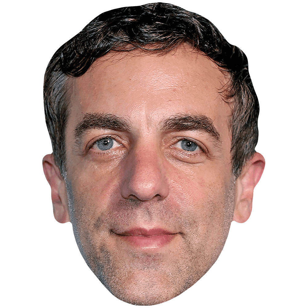 Benjamin Joseph Novak (Stubble) Celebrity Mask, Flat Card Face, Fancy ...