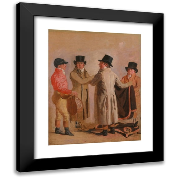 Benjamin Marshall 15x18 Black Modern Framed Museum Art Print Titled ...
