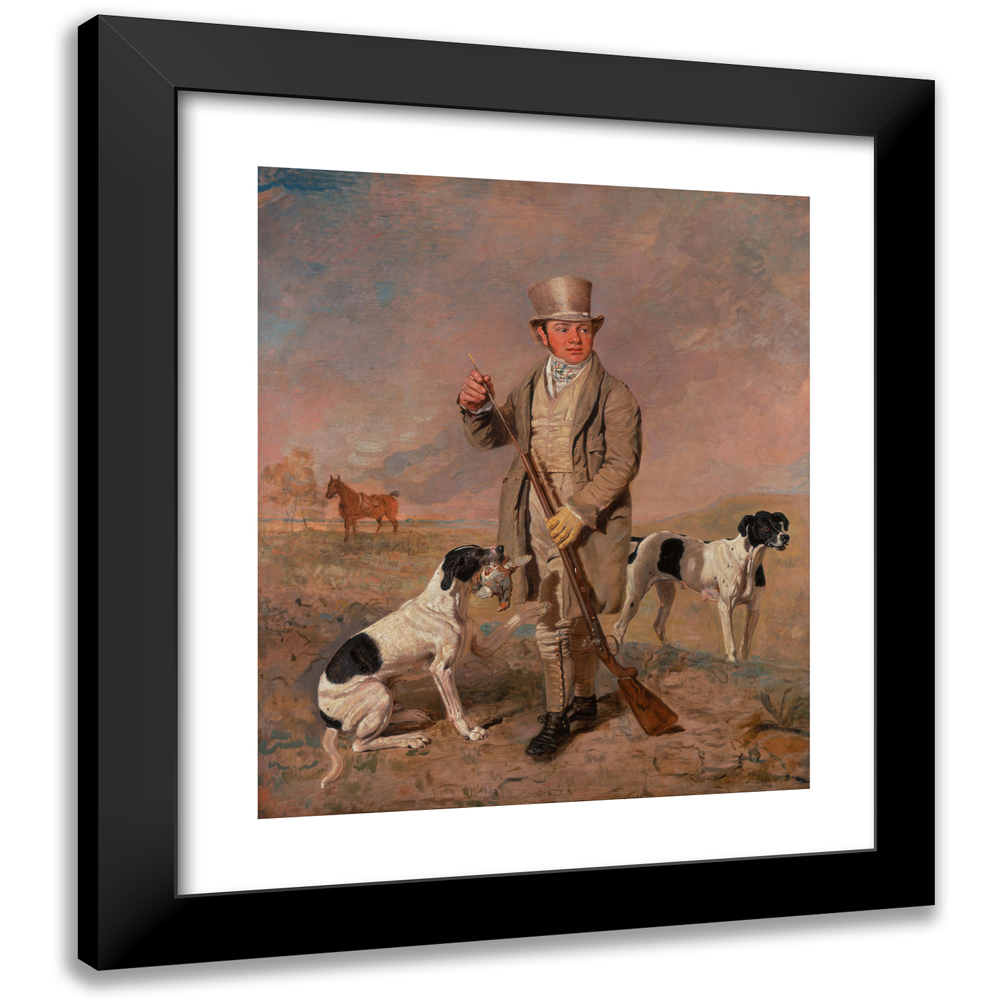 Benjamin Marshall 20x23 Black Modern Framed Museum Art Print Titled ...