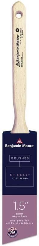 Benjamin Moore 1-1/2 in. Soft Angle Paint Brush - Walmart.com