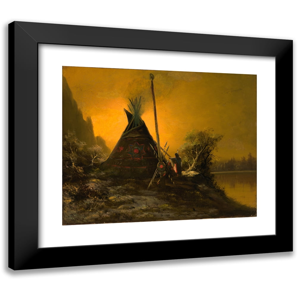 Benjamin Raborg 18x15 Black Modern Framed Museum Art Print Titled ...
