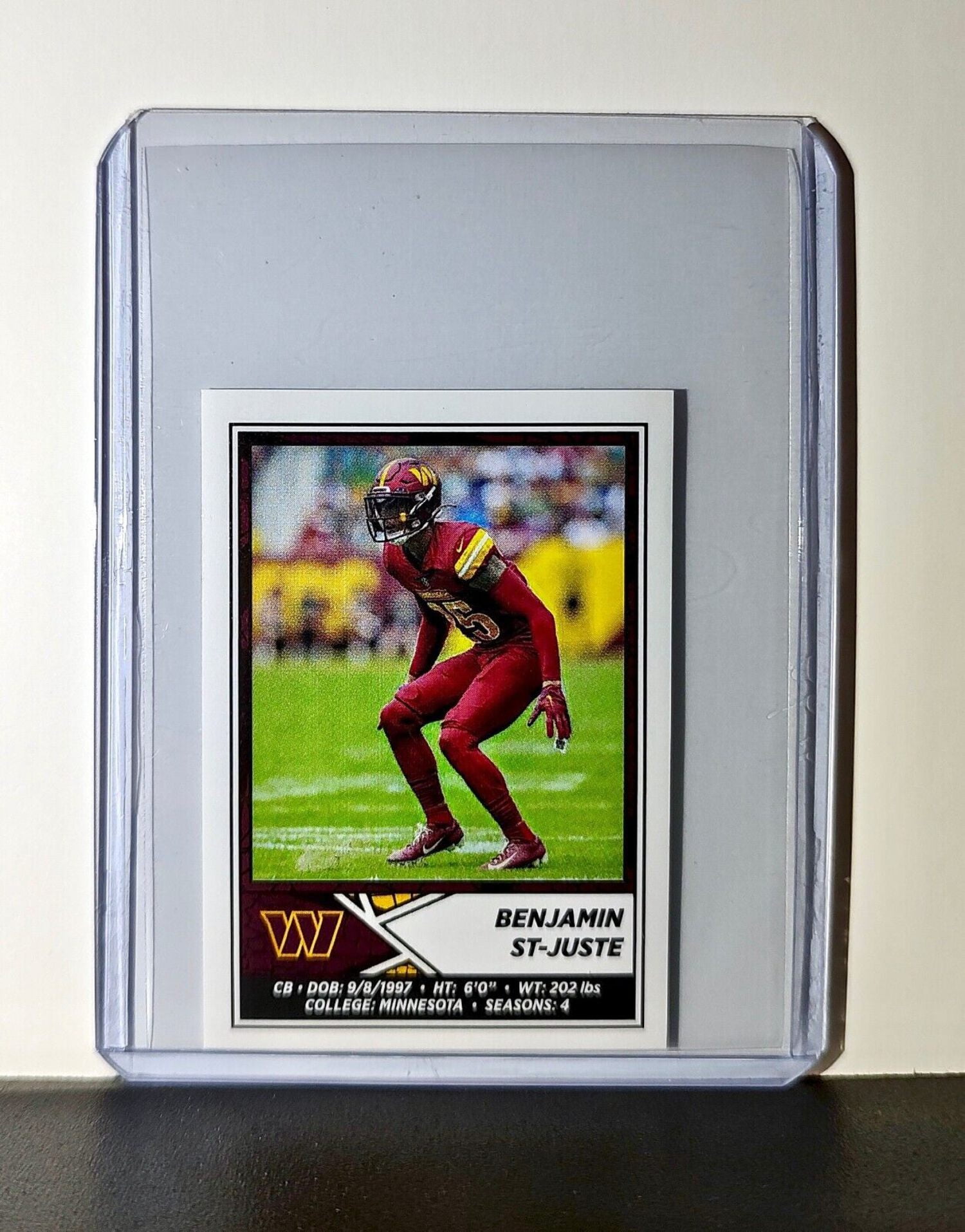 Benjamin St-Juste 2024 Panini NFL Sticker #359 Washington Commanders ...