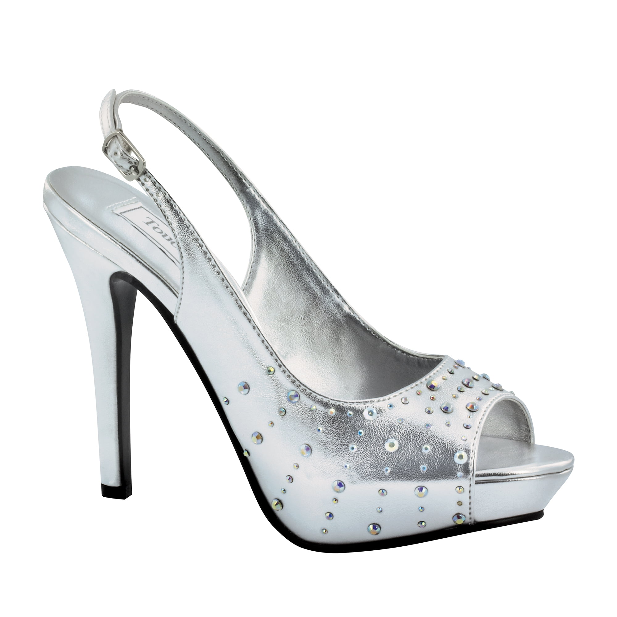 Benjamin Walk 519MO_08.5 Brooke Shoes in Silver Metallic - Size 8.5 ...