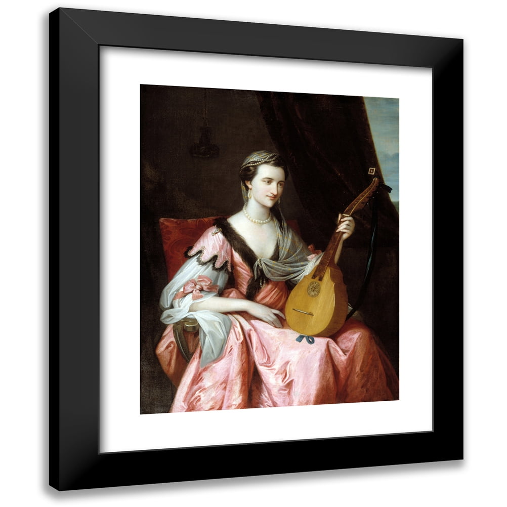 Benjamin West 19x24 Black Modern Framed Museum Art Print Titled - Mary ...