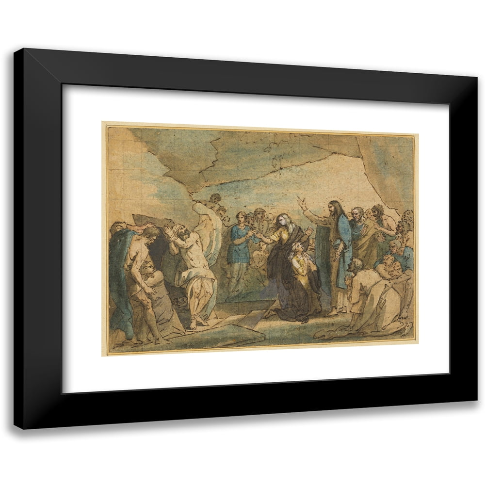 Benjamin West 24x19 Black Modern Framed Museum Art Print Titled - The ...