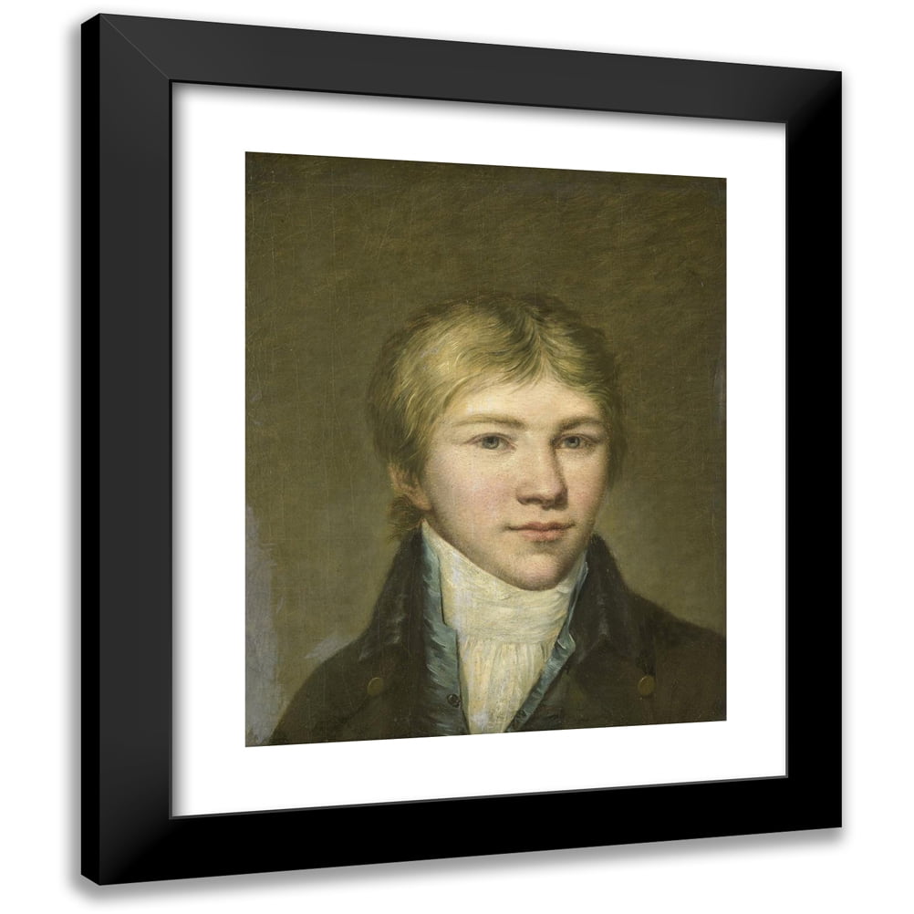 Benjamin Wolff 20x24 Black Modern Framed Museum Art Print Titled ...