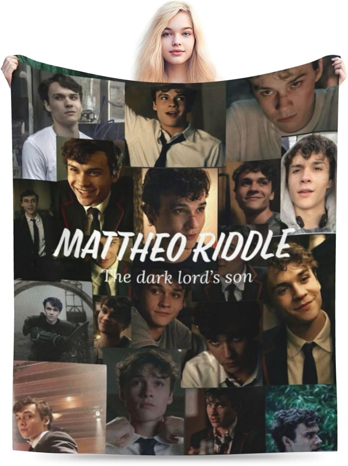 Benjamins Actor Deadlys Class Mattheo Riddle Wadsworths Blanket Soft and Comfortable Flannel ...