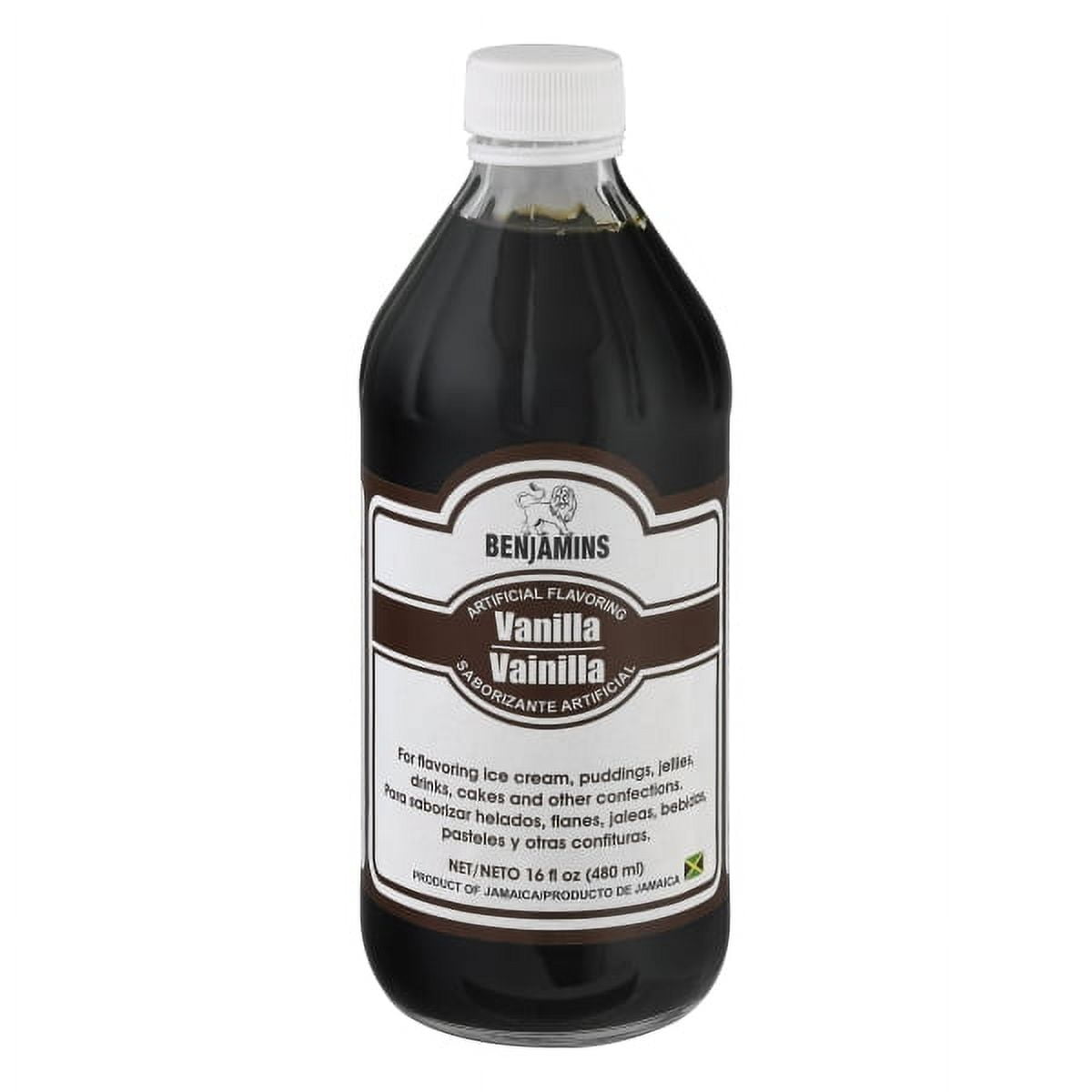 Benjamin's Artificial Vanilla Flavoring - 16 oz - Walmart.com