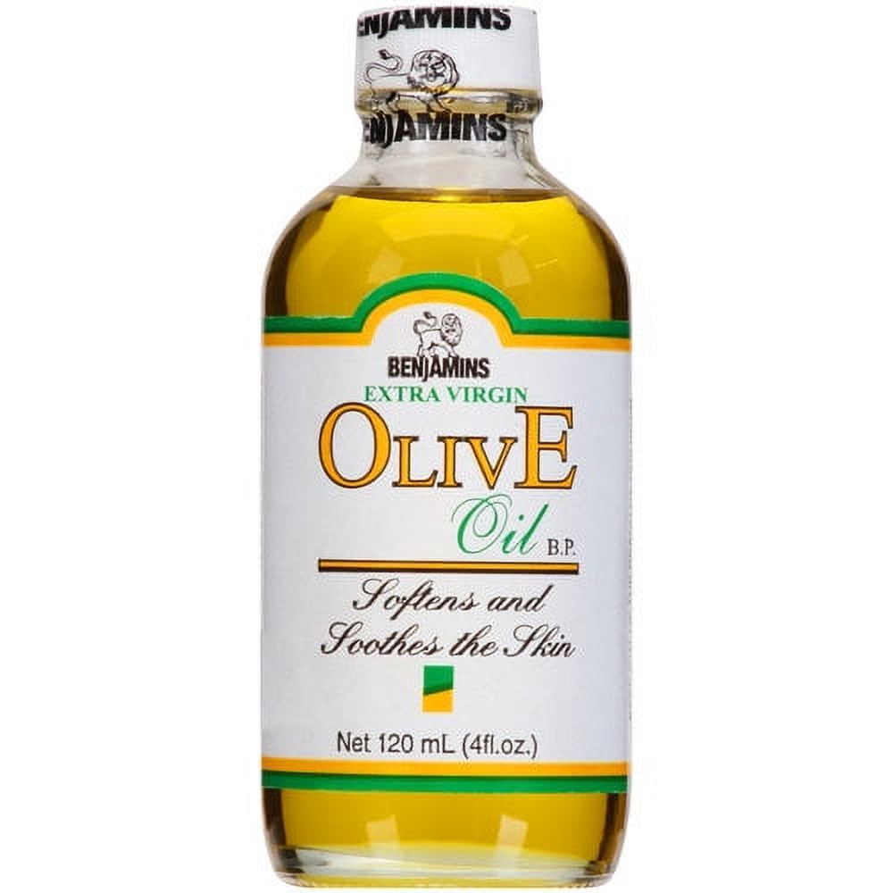 Benjamins Extra Virgin Olive Oil, 4 fl oz - Softens and Soothes Skin ...