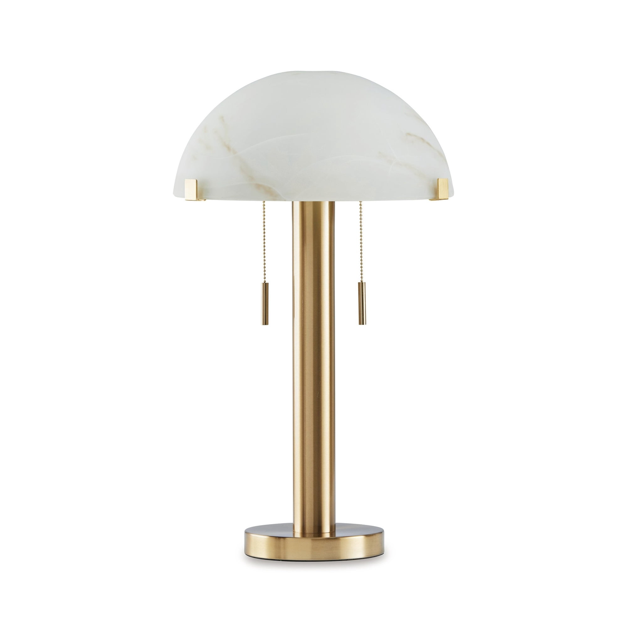 Sein 22 Inch Table Lamp, Double Pull Chain Switch, Glass Dome Shade ...