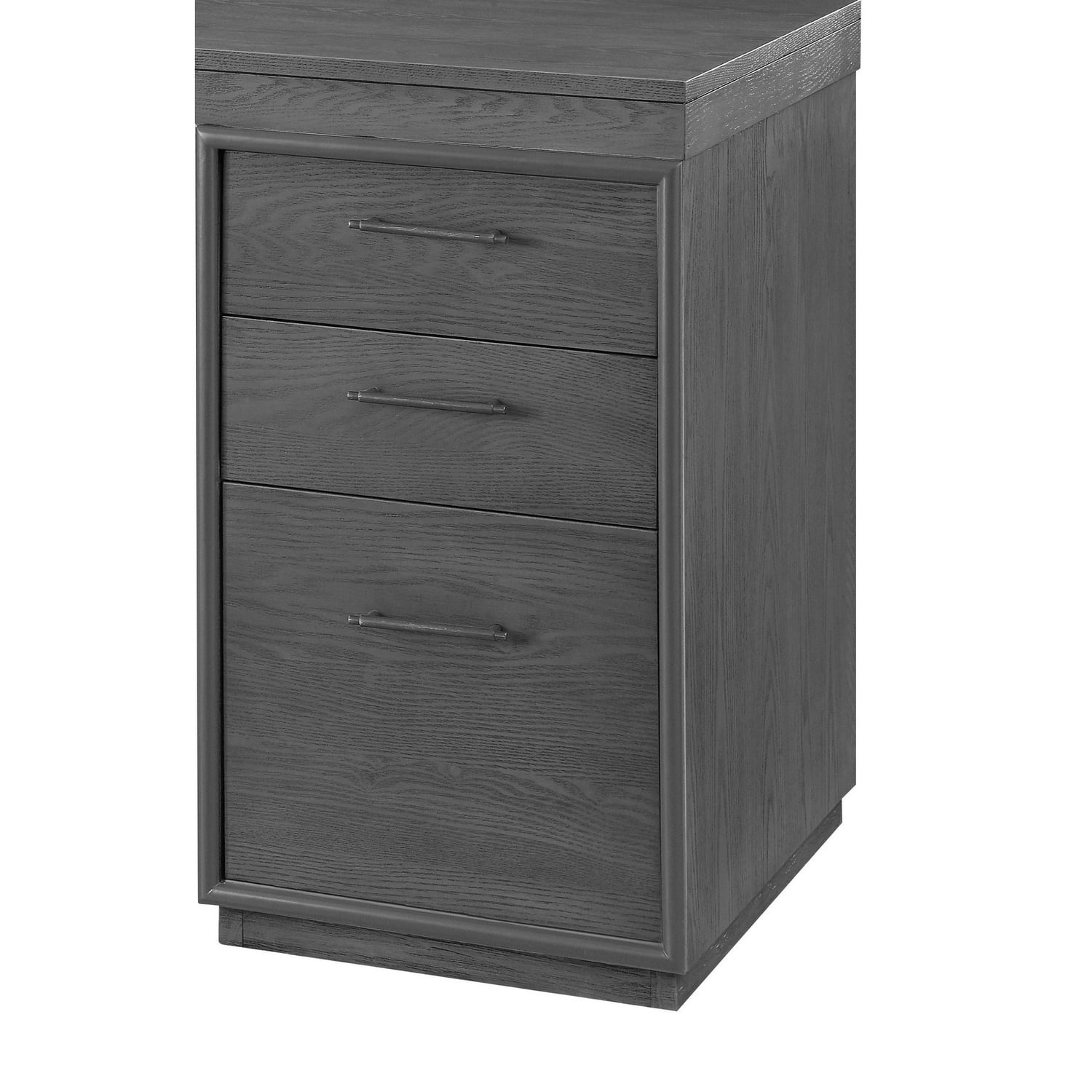 Benjara 27 Inch Modern File Cabinet, 3 Drawers, Metal Bar Handles, Wood ...