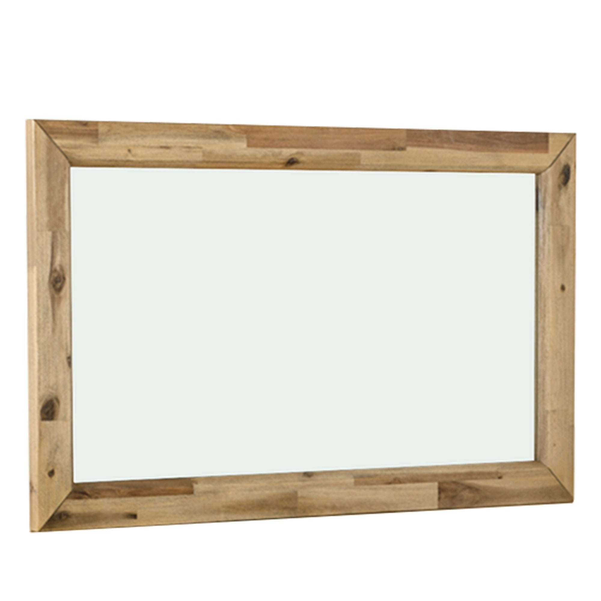 Benjara 47 in. Modern Rectangular Mirror, Light Brown - Walmart.com