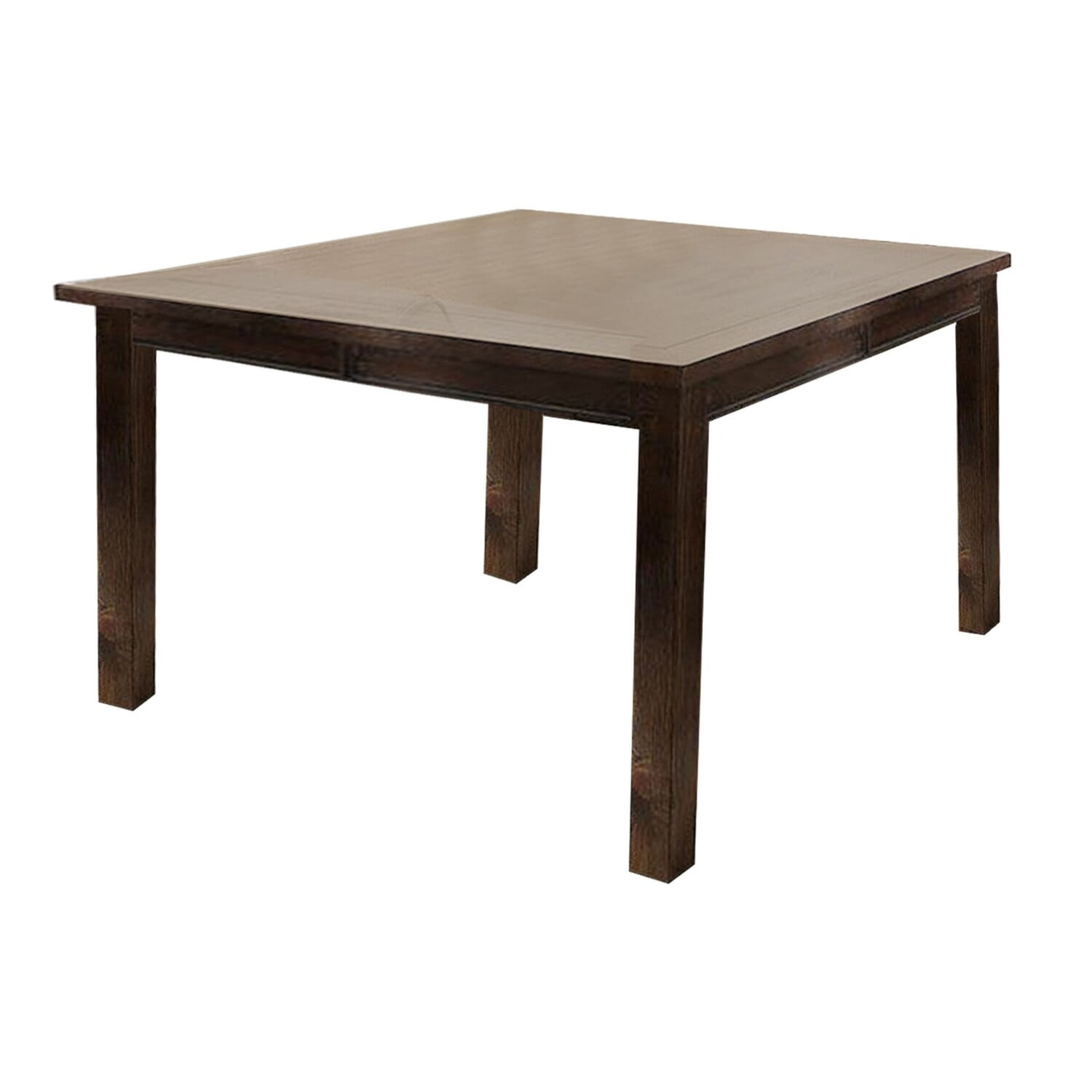 Benjara 54 Inches Counter Height Dining Table with Grain Details, Brown ...