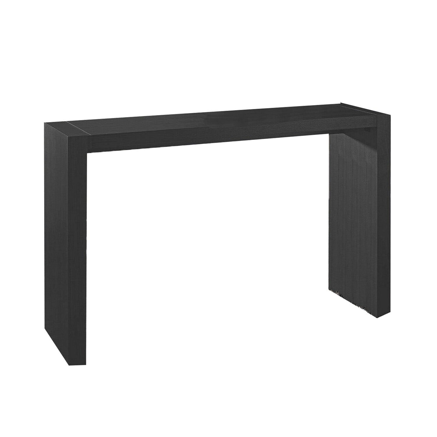 Benjara Loen 60 Inch Long Bar Height Table, Rectangular Panel Base ...