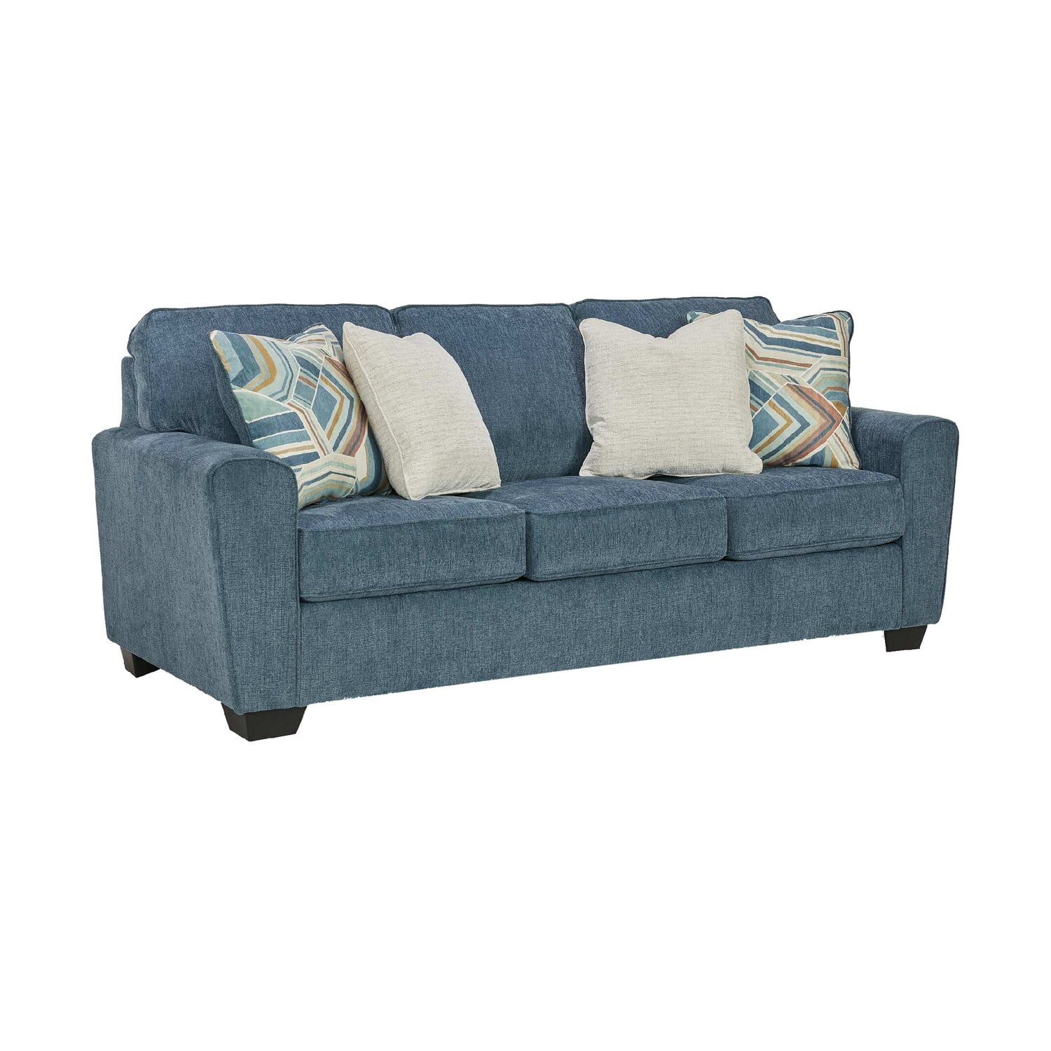 Benjara Caten 87 Inch Sofa, Transitional Soft Polyester, 4 Pillows ...