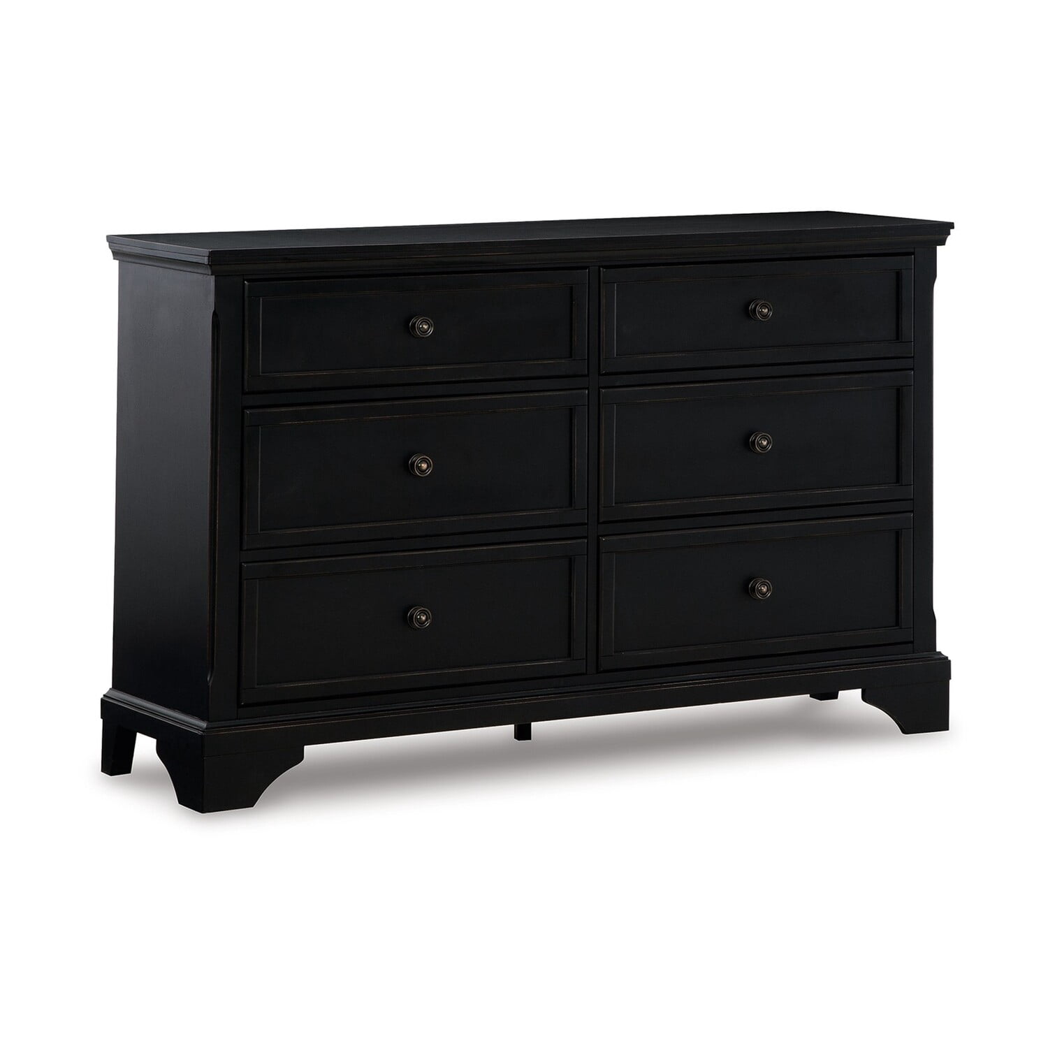 Benjara Ada 64 Inch Wide Dresser Chest, 6 Drawers, English Dovetail ...