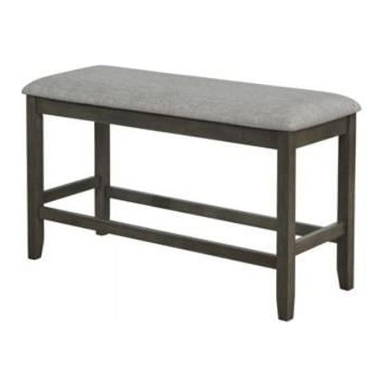 Benjara BM215440 Counter Height Bench with Fabric Upholstered Seat ...