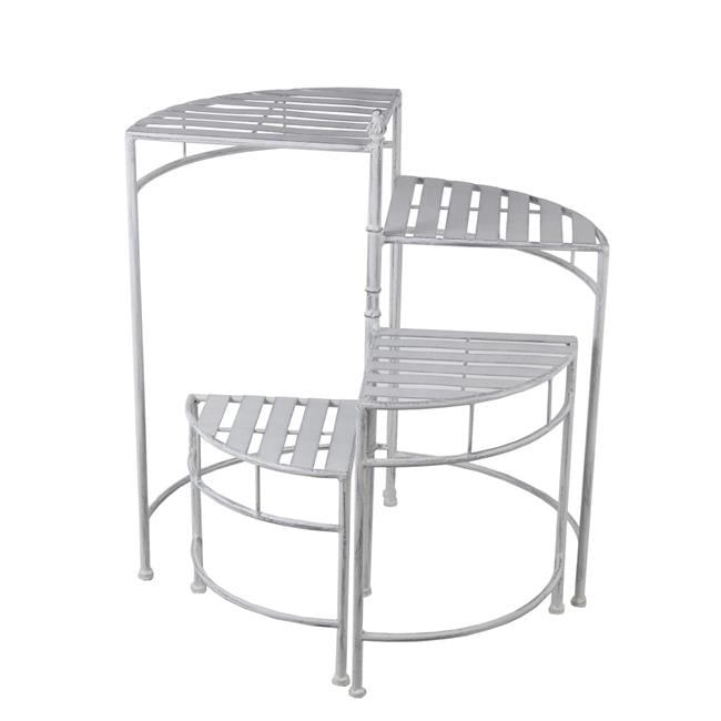 Benjara BM217930 Adjustable 4 Tier Metal Plant Stand with Triangular ...