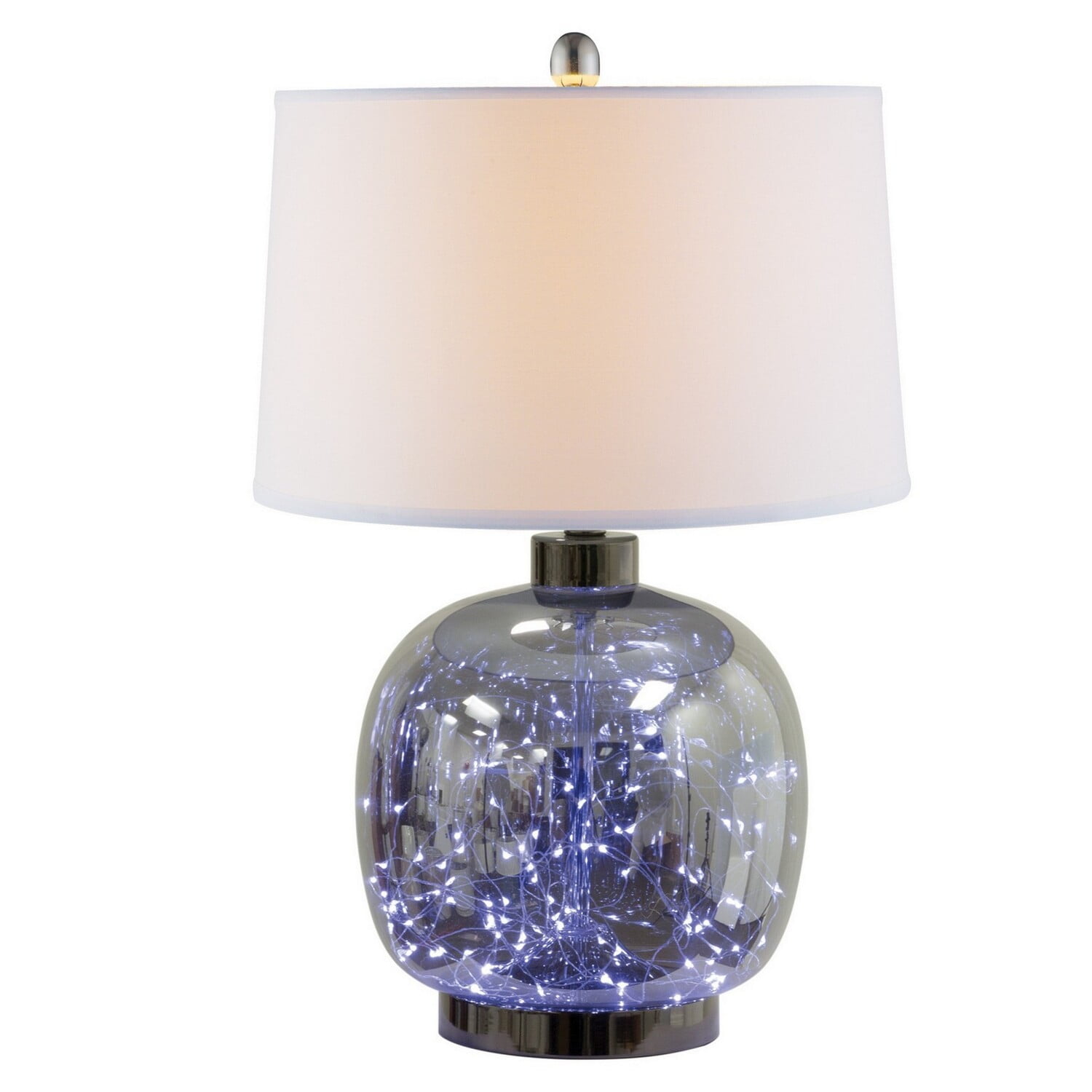 Benjara BM308947 26 in. LED Night Light Base Table Lamp with Empire ...