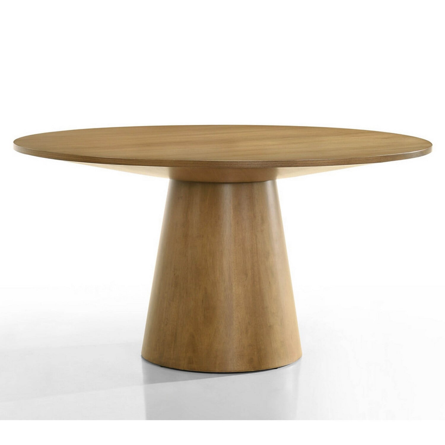 Benjara BM311420 59 in. Yuvi Round Tabletop & Pedestal Base Dining ...