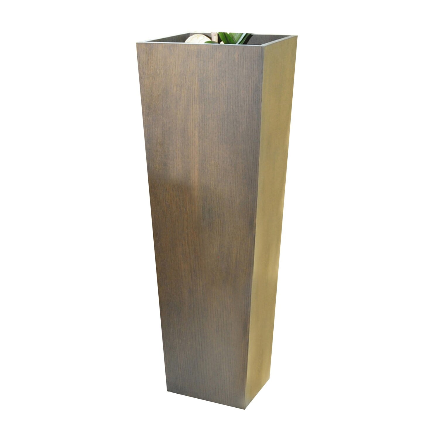 Benjara BM315130 Jo 48 in. Tall Flower Pot Planter, Hidden Indented Box ...