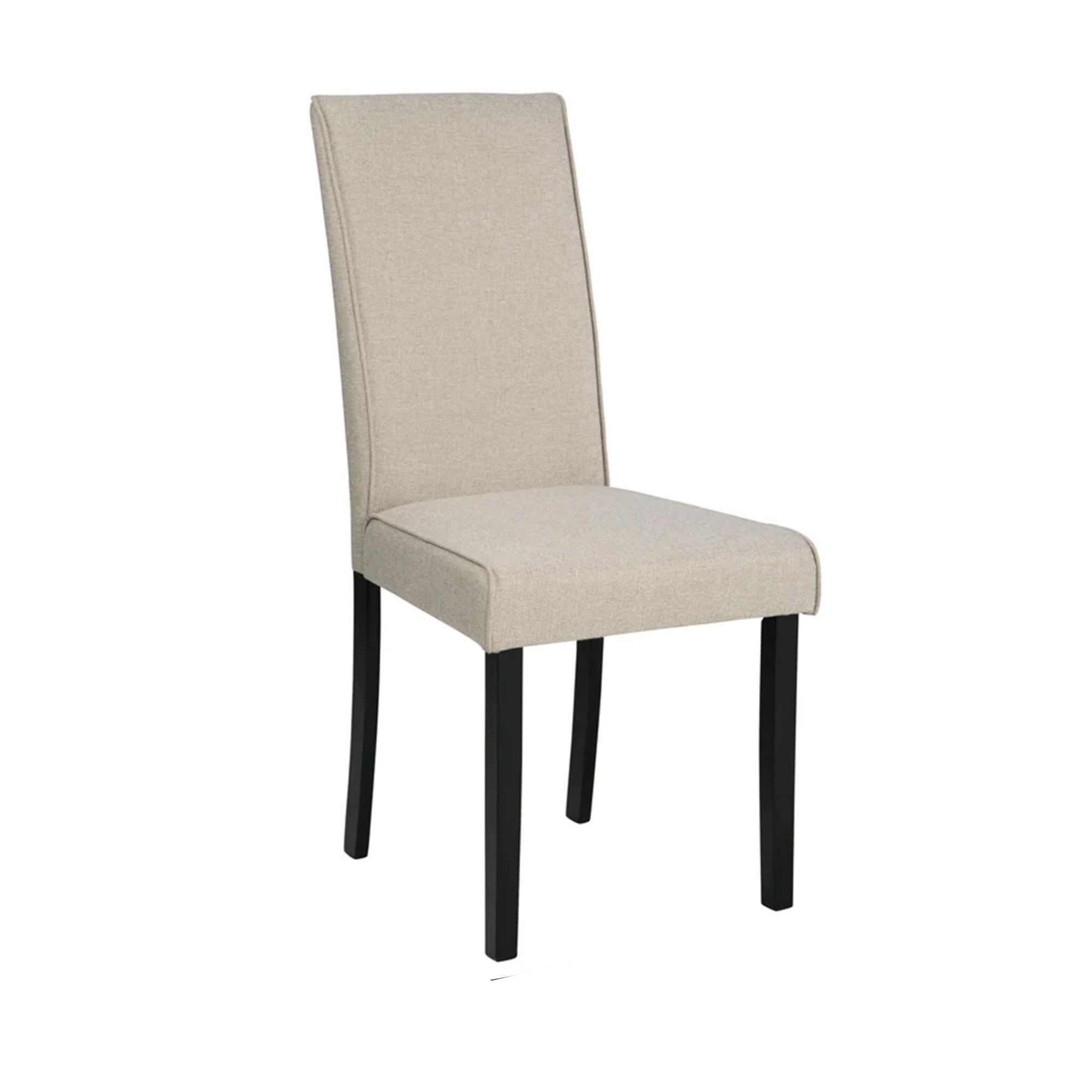 Benjara BM316617 19 in. Pim Upholstered High Backrest Beige & Black ...