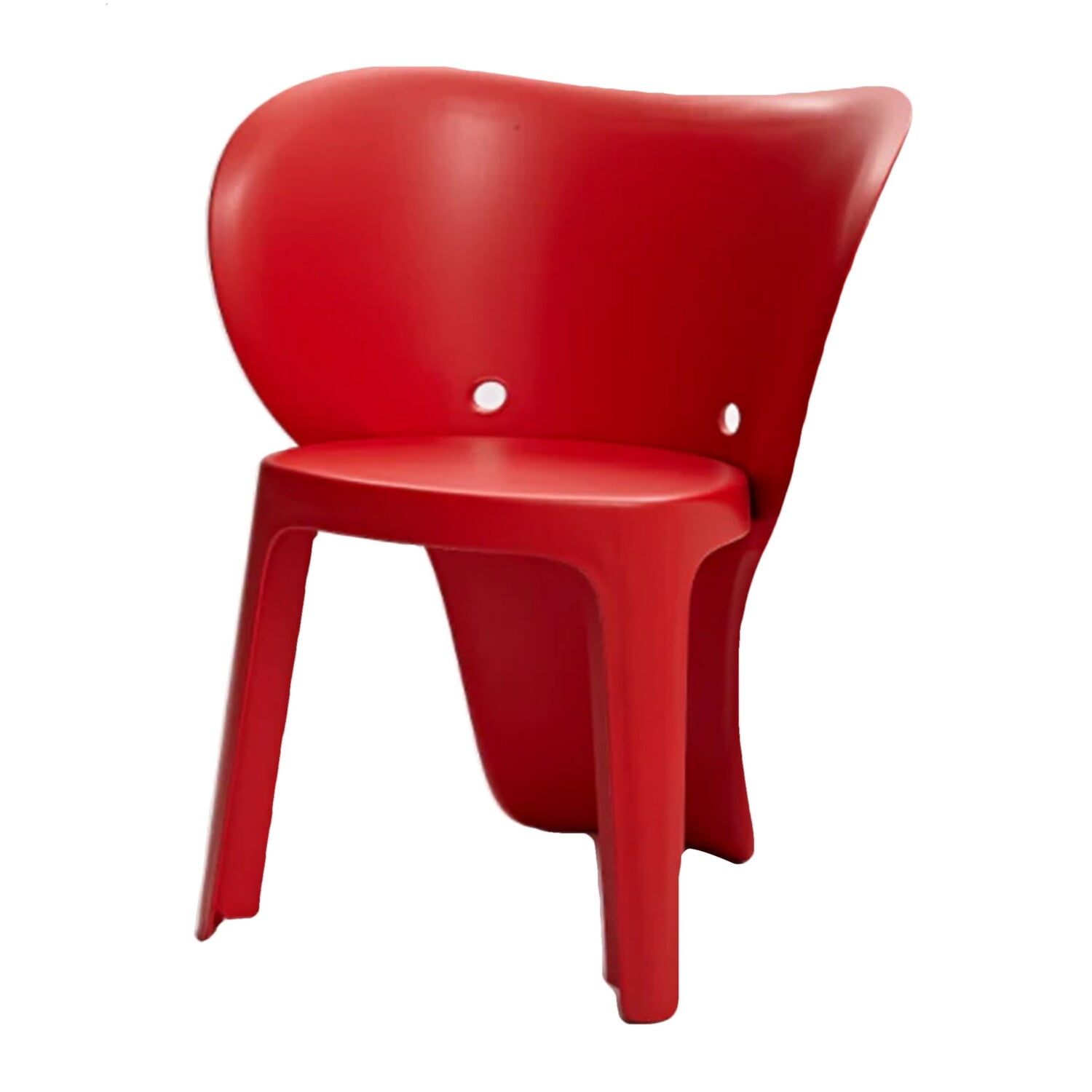 Benjara BM317648 16 in. Fyna Curved Back Elephant Trunk Design Red Kids ...