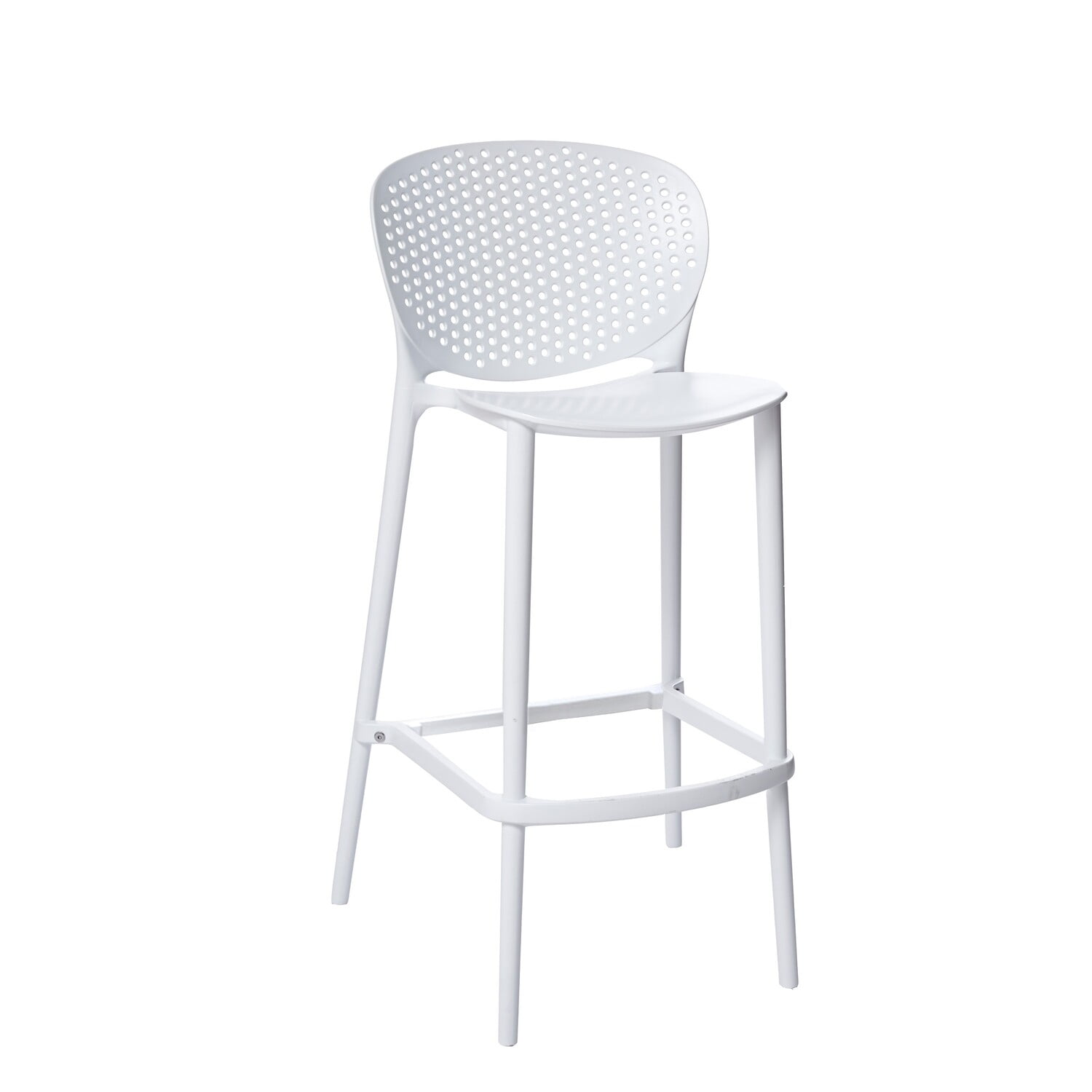 Benjara BM311554 26 in. Counter Stool Chair with Stackable & Mesh Back ...