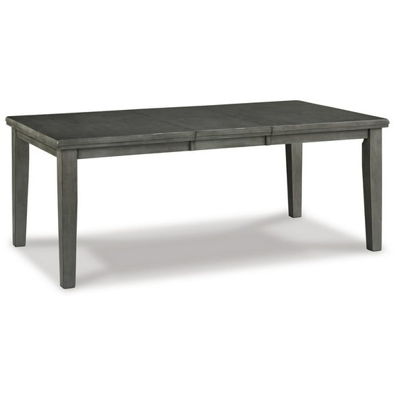 Benjara Elin 60-78 Inch Extendable Modern Dining Table, Sturdy Distressed Gray Wood - Walmart.com