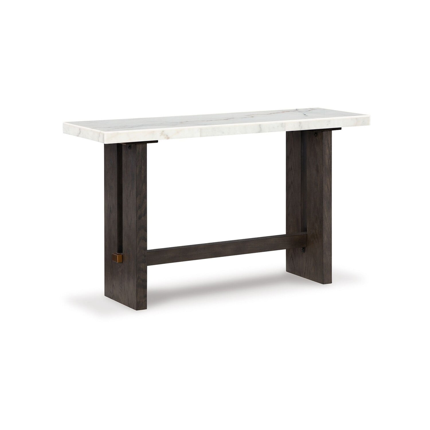 Benjara BM327383 Haus Sofa Console Table - Marble Top - Panel Legs ...