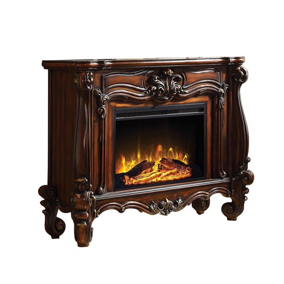 Benjara Kai 47 Inch Classic Electric Fireplace, Fire Safety, Remote ...