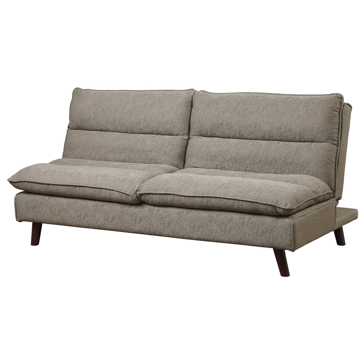 Benjara Layla 75 Inch Modern Lounger Sofa Bed Futon, Foam Cushions ...