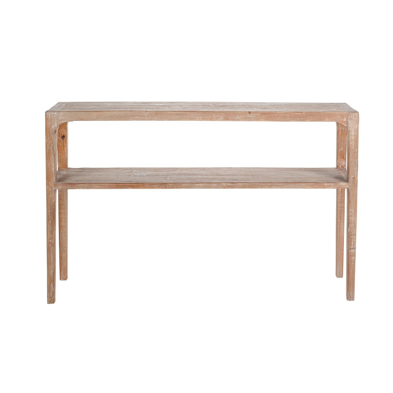 Benjara Tuley Sofa Console Table- Storage Shelf- Pine Wood- Gray- 48 ...