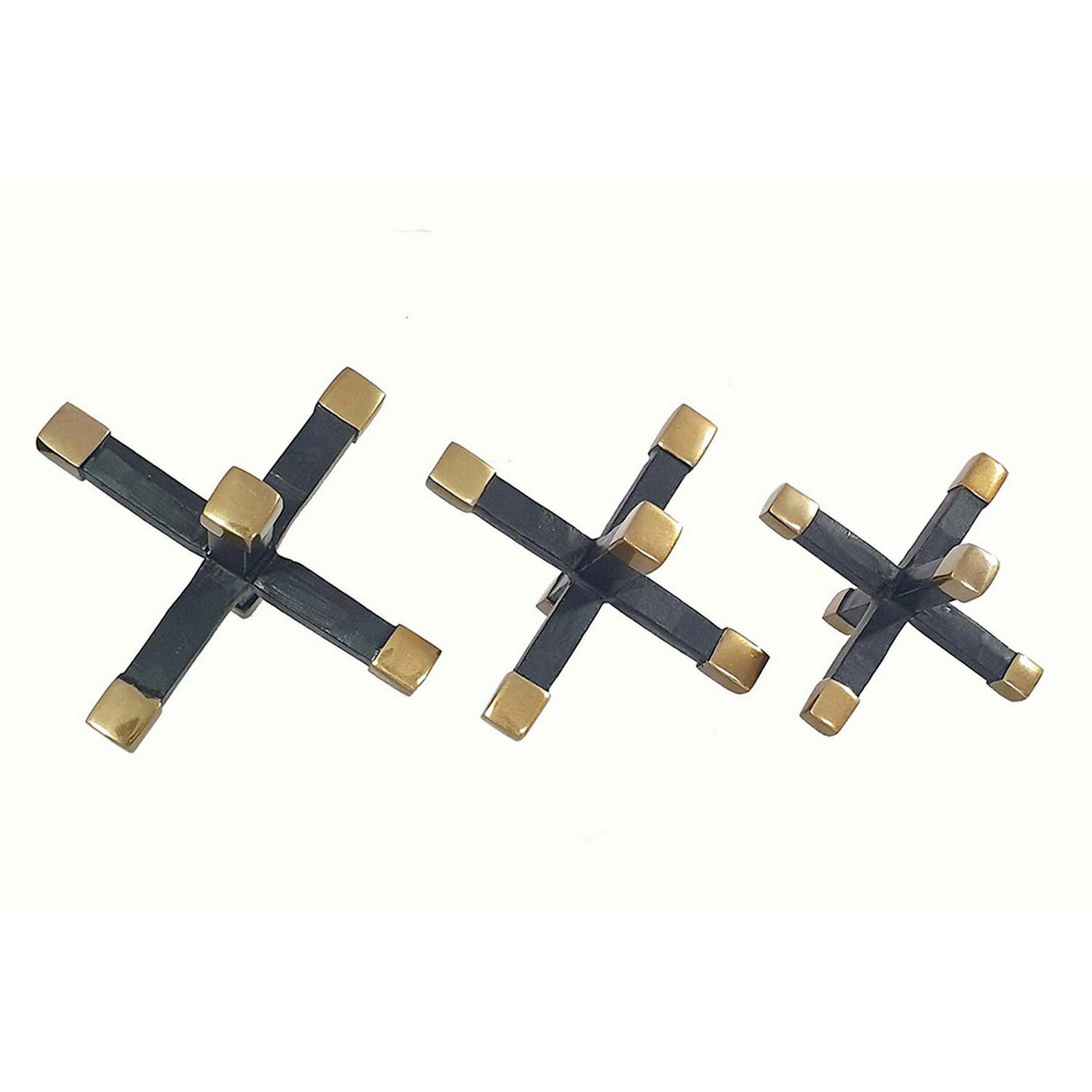 Benjara BM302568 X Shaped Jacks Modern Accent Tabletop Decorations ...