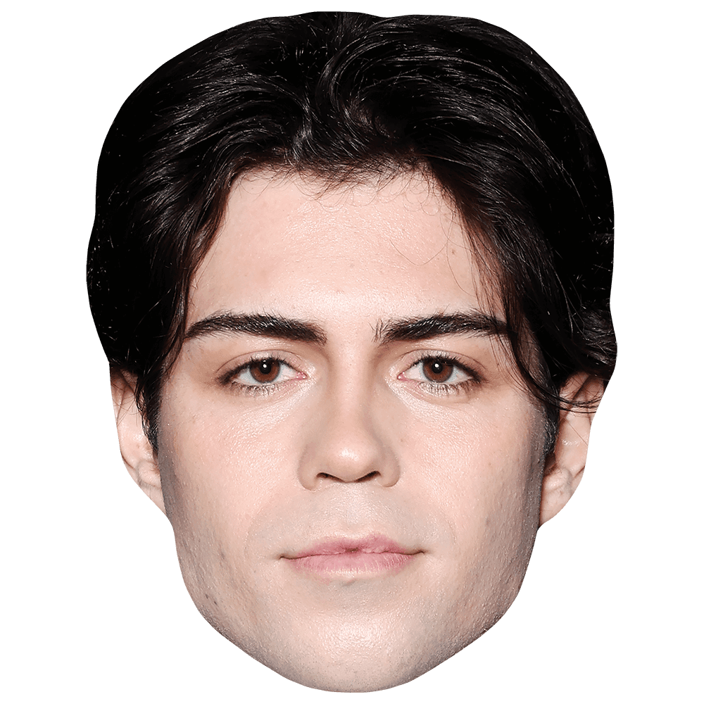 Benji Krol (Black Hair) Celebrity Mask, Flat Card Face, Fancy Dress ...