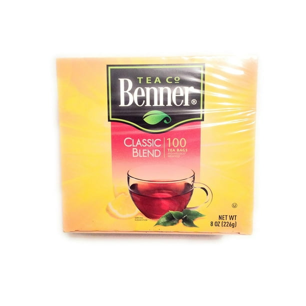 Benner Classic Blend Tea Bags 100 - Walmart Business Supplies