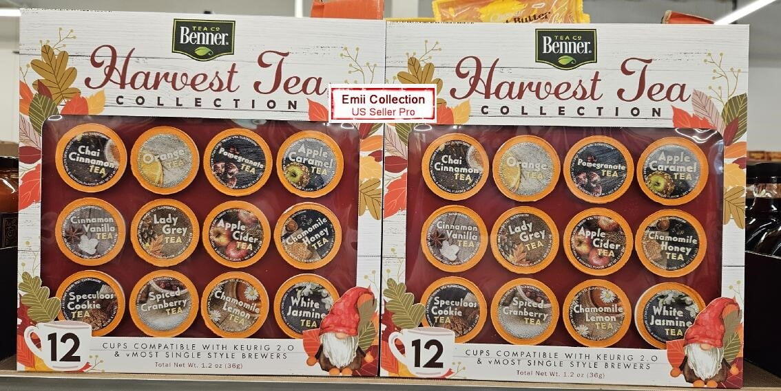 Benner Harvest Tea Collection 12 Cups 1.2oz 36g (2 Boxes) - Walmart.com