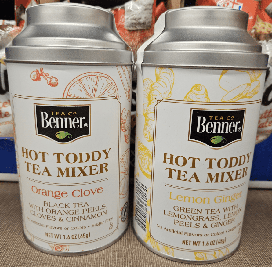 Benner Tea Co Hot Toddy Tea Mixer Orange Clove & Lemon Ginger 1.6oz 45g ...