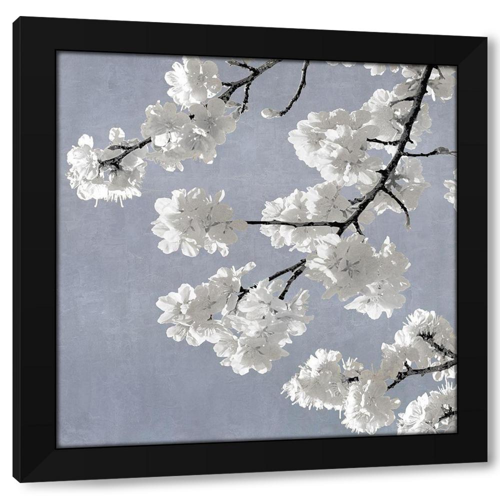 Kate Bennett 15x15 Black Modern Wood Framed Wall Art Titled - Blossoms ...