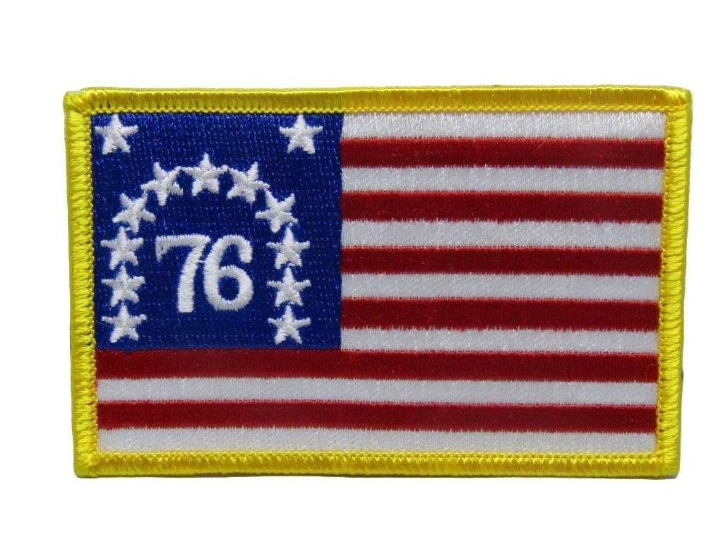 Bennington 76 1776 Historical Flag Iron On Patch - Walmart.com
